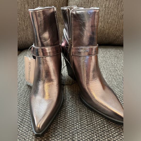 BCBGeneration | Shoes | Bcbgeneration Cassidy Bootie Silver | Poshmark